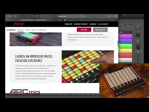 AKAI APC Mini MK2 with ShowXpress