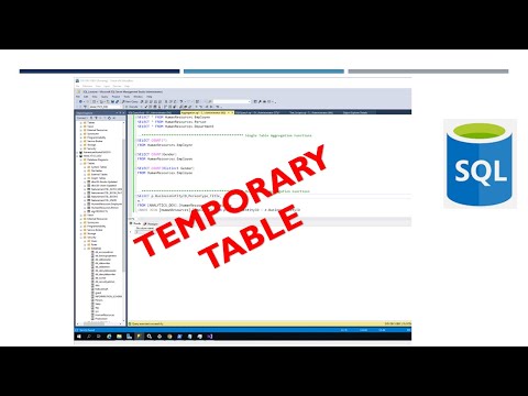 Designing Temporary Tables in SQL Server 2019 and Azure SQL