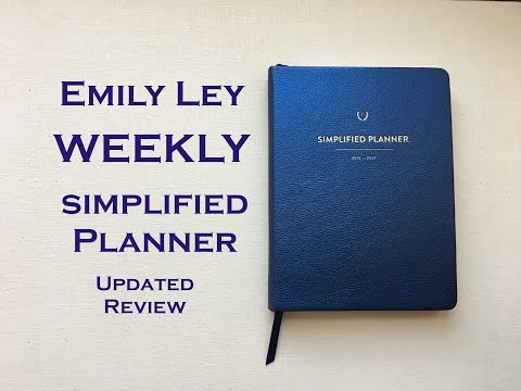 Emily Ley WEEKLY Simplified Planner Review | 2017 |