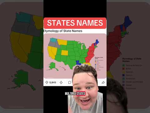 American STATE NAMES HISTORY #usa #historical #history #america #oregon #idaho #historyfacts #map