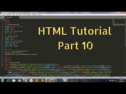 HTML Tutorial for Beginners Part 10 - Expanding Text Boxes and adding label