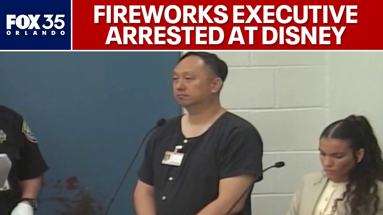 Fireworks executive arrested at Disney World on murder charges