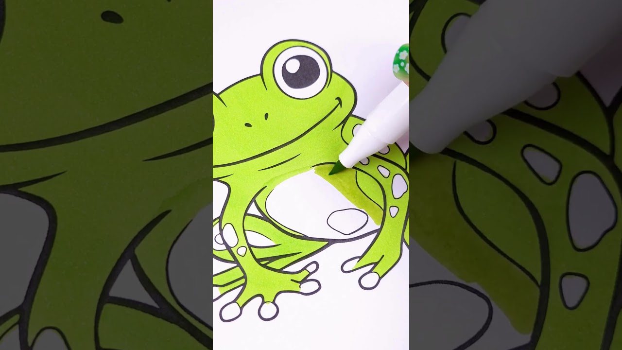 Coloring Sheets~ Relaxing #coloring  video  #mindfulcoloring  #coloringpages  #coloringsheets #frog