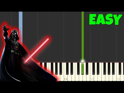 Star Wars: Main Theme [Easy Piano Tutorial] (Synthesia/Sheet Music)