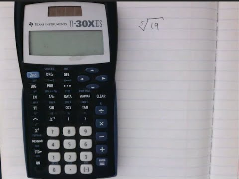 N'th root on scientific calculator