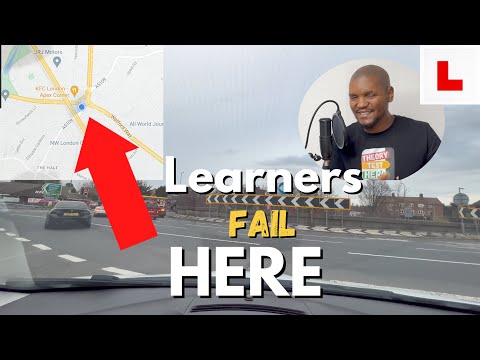 10 places people fail their driving test in Hendon and Mill Hill | Driving instructor talk through