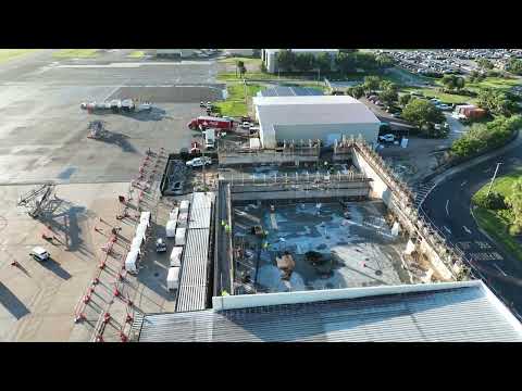 In-Line Baggage Aerial Construction at PGD