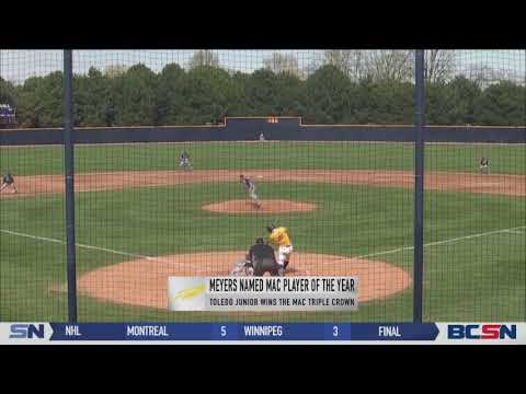 Toledo's Meyers Wins MAC Baseball Player of the Year