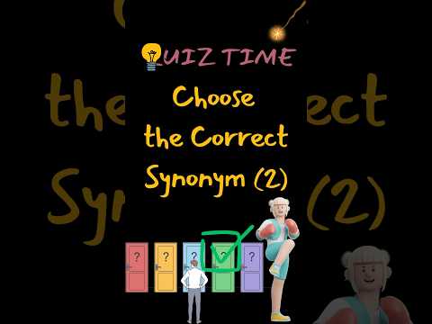 Are You Smart with Synonyms? [2] #synonyms #quizzes