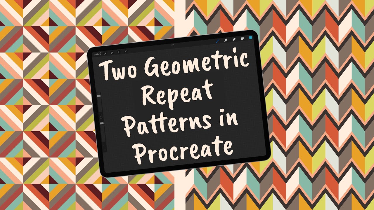 Two Gorgeous Seamless Repeat Patterns in Procreate