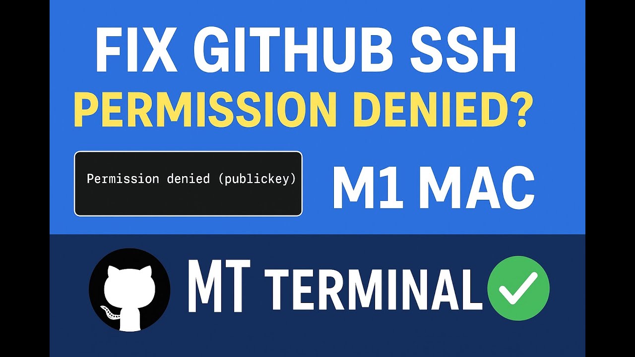 How to Connect GitHub with Terminal (SSH Fix for M1 Macs)