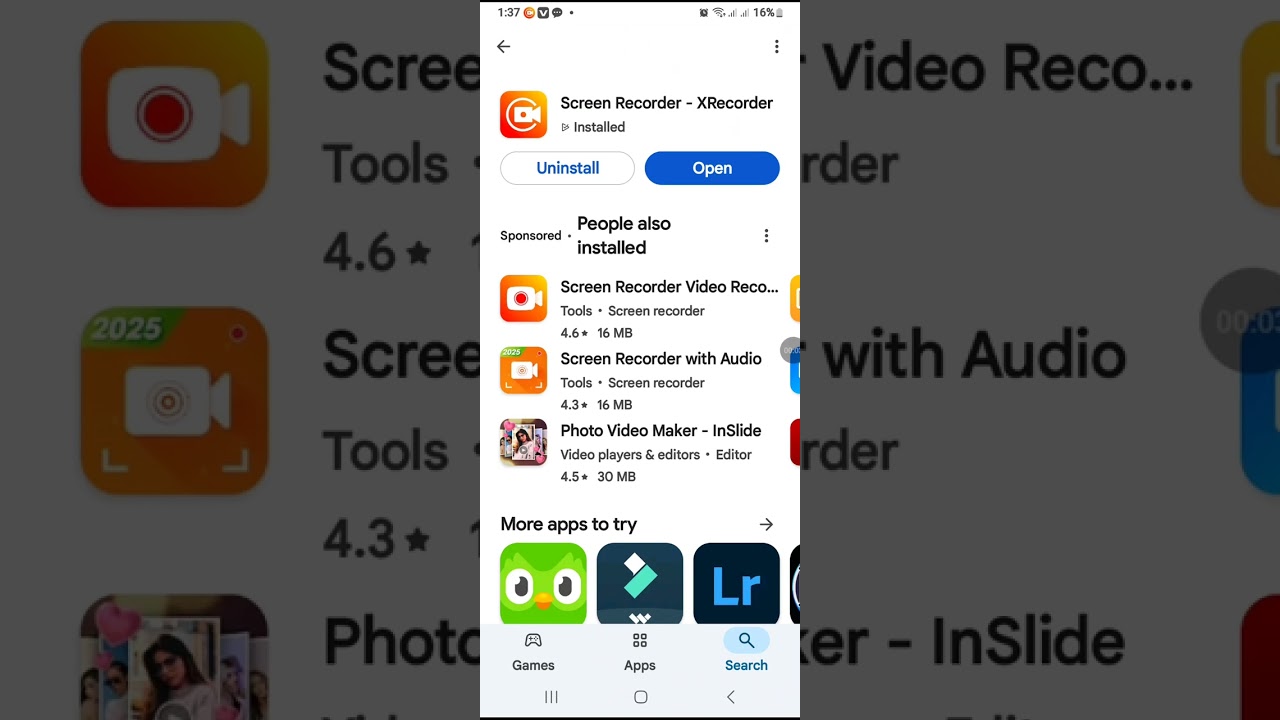 best screen recorder apps on playstore.