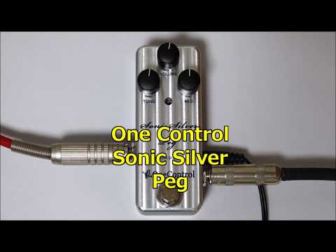 One Control Sonic Silver Peg Bass Preamp iMuso