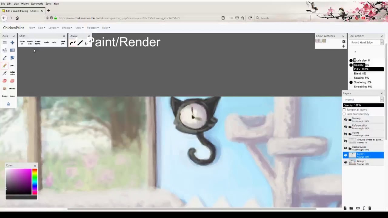 Chicken Smoothie: Background Tutorial & Time-lapse