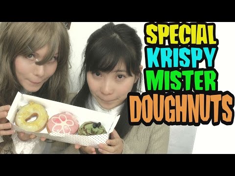 Only in JAPAN, ONLY in SPRING! Cathy and Aoi react to 6 Limited Edition Japanese doughnuts.