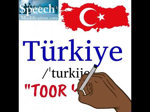 How to Pronounce Türkiye (Turkiye) (Turkey in Turkish)