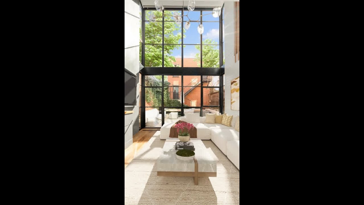 This 8,000 Sq Ft Cobble Hill Townhouse Has a Private Garage and Guest House #shorts