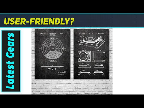 Best DJ Equipment Wall Art! Patent Prints Set (24x36)