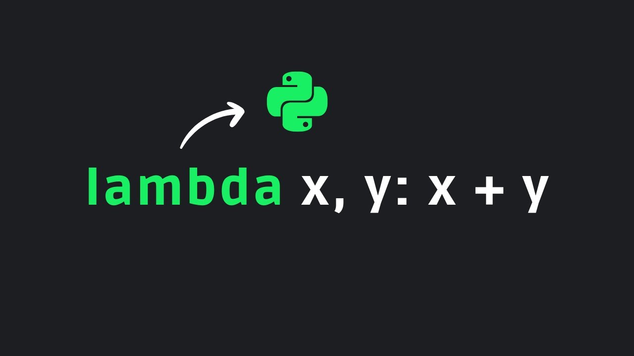Aprende LAMBDA en Python | Python 101