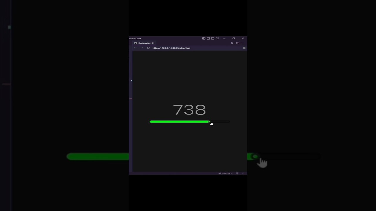 HTML CSS SLIDER WITH LITTLE JAVASCRIPT #shorts