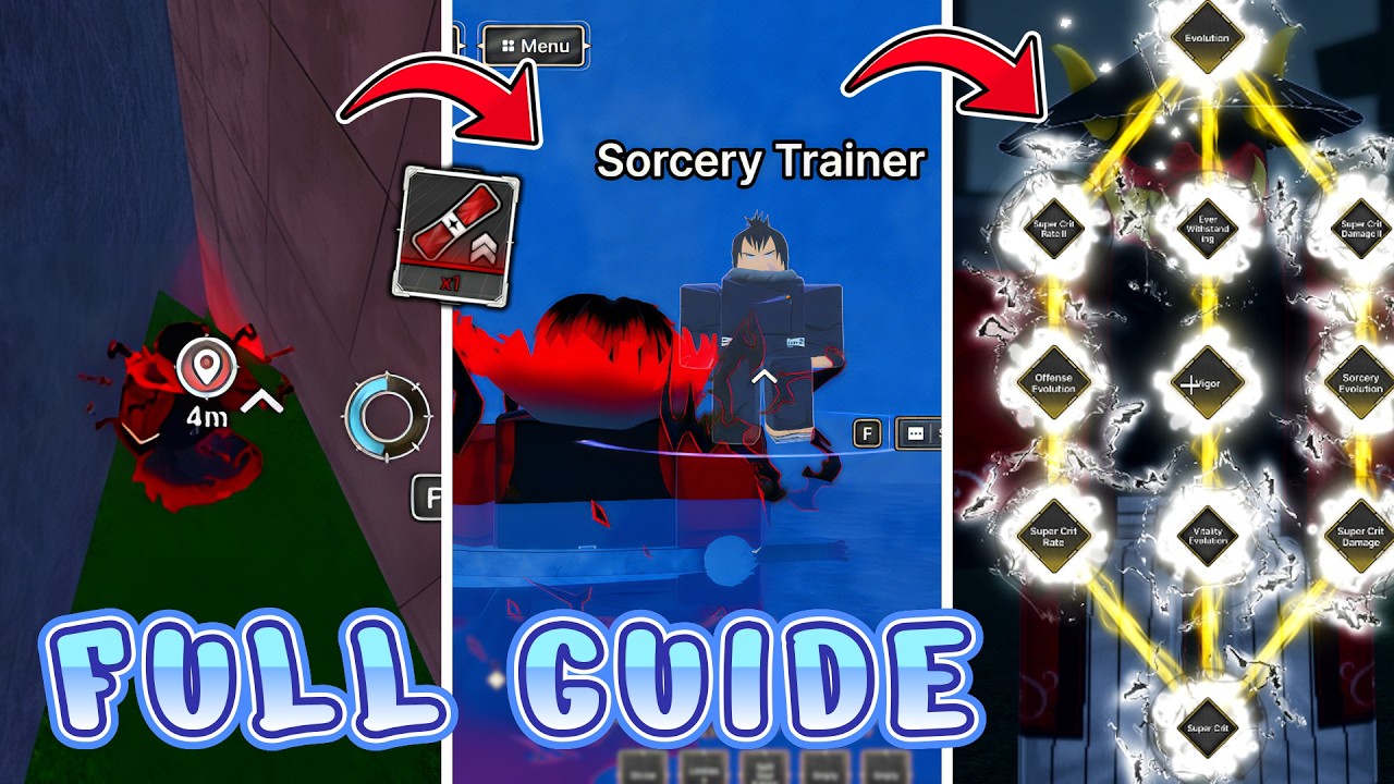 Jujutsu Zero *NEW* Evolution Tree FULL GUIDE (All Quests, Scroll Locations, Materials)