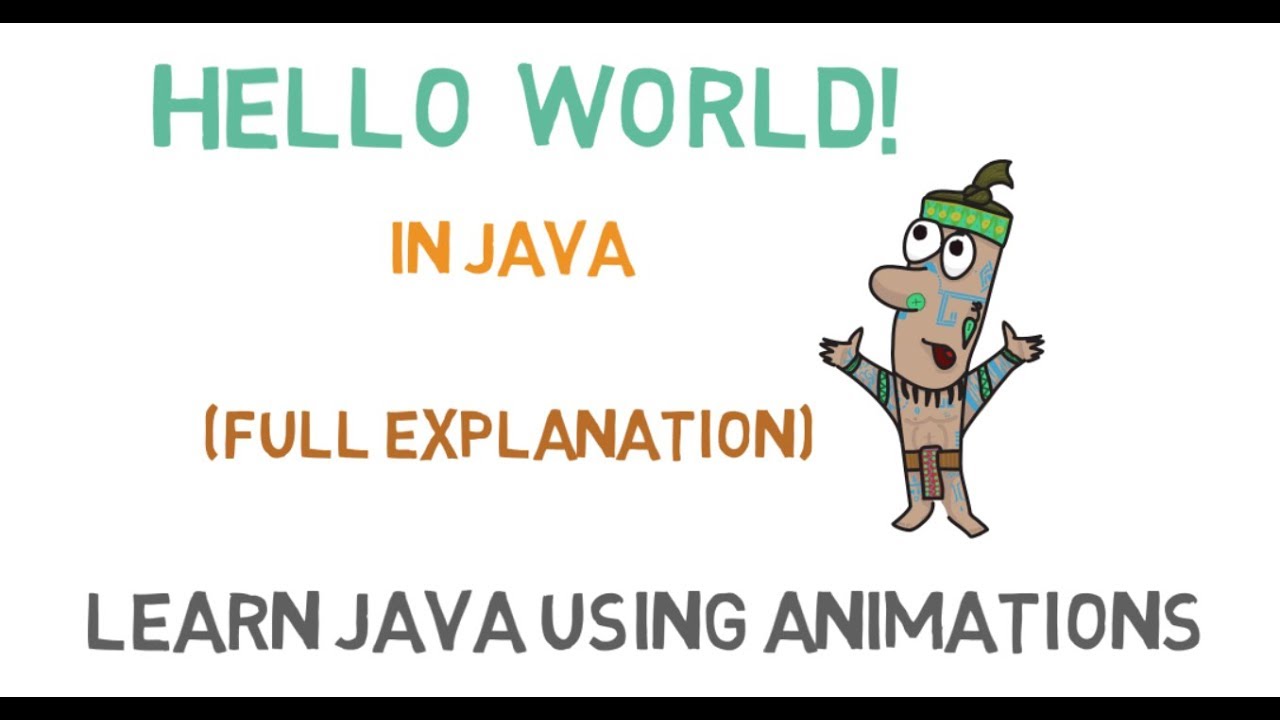 8 - HelloWorld in Java (Explained everything)