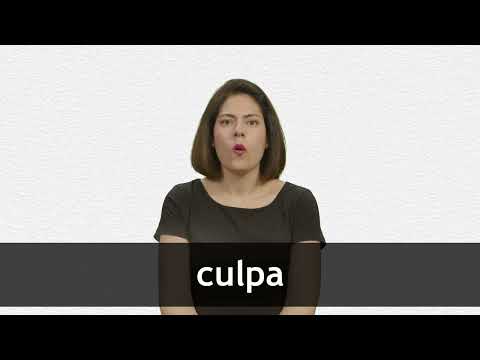 English Translation of “CULPA” | Collins Spanish-English Dictionary