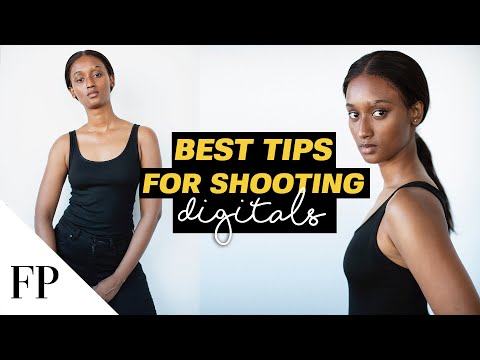 How to shoot DIGITALS for modeling agencies