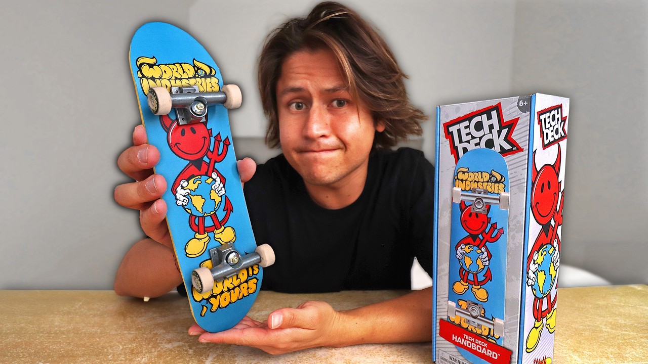 Tech Deck Made a HANDBOARD - Does It Suck?