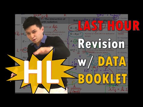 Last Hour Revision with IB Physics Databooklet!! | Watch this before the exam! (HL TOPICS)