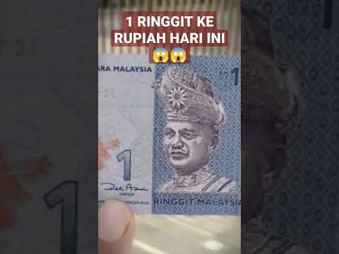 1 RINGGIT ke RUPIAH hari ini😱😱😱 #shorts #rupiah #ringgitmalaysia