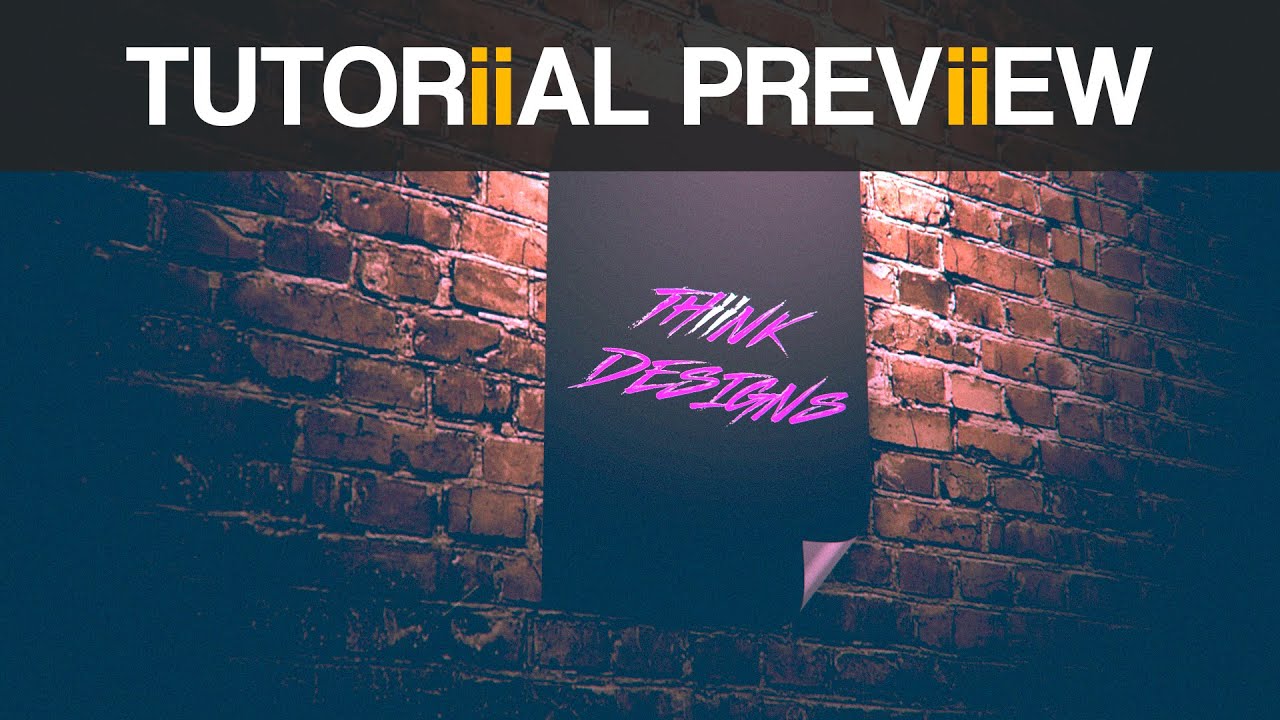After Effects Tutorial Preview - 3D Dynamic Poster