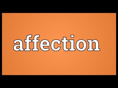Affection Meaning