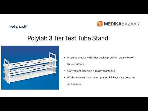 Polylab 3 Tier Test Tube Stand