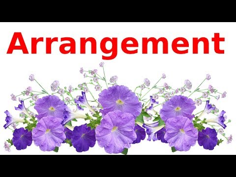 Arrangement meaning in Urdu | arrangement in Hindi | English phrases translate into Urdu