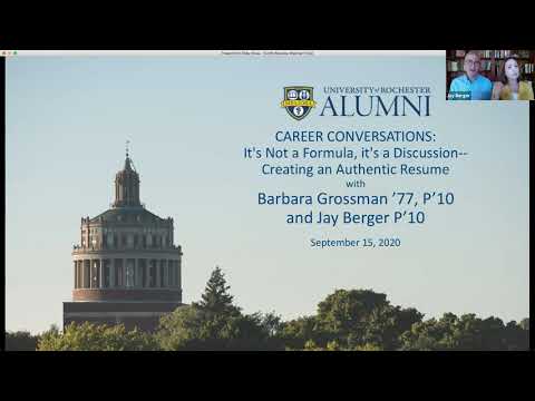 Career Conversations: Creating an Authentic Resume