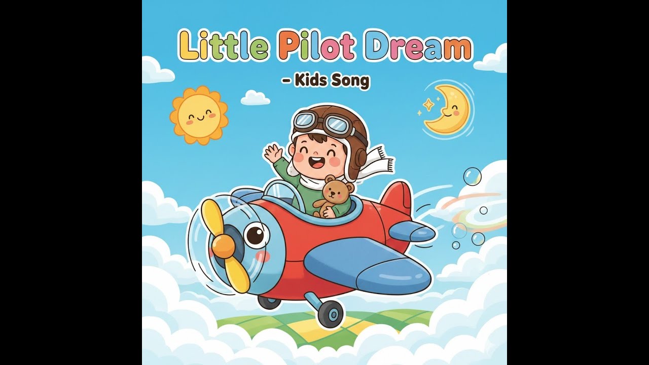 🌤️ Preschool Song – “Little Pilot Dream” (English)