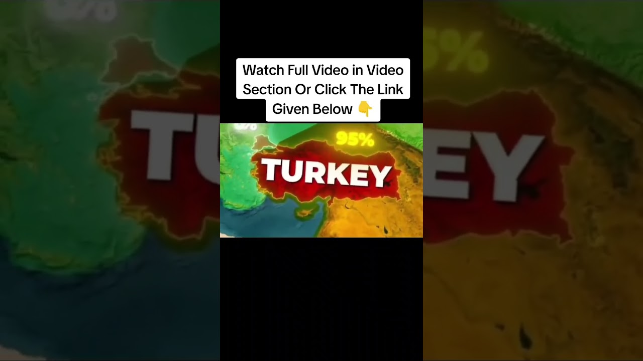 What Makes Turkey's Geography Special #turkey #geography #map #worldmap #geopolitics #europe #asia