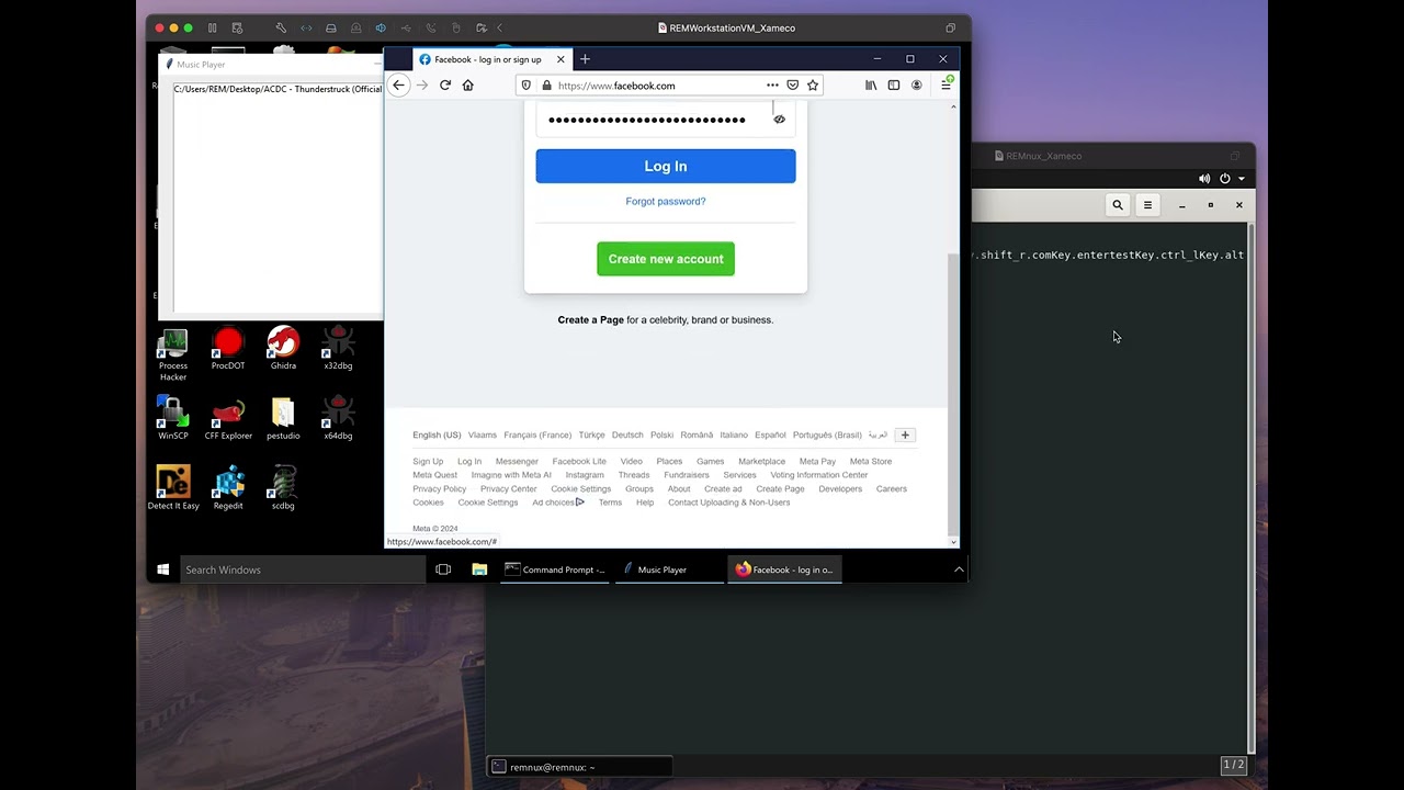 SANS ISC - A Python MP3 Player with Builtin Keylogger
