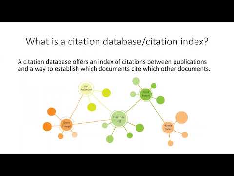 Database Searching w/Web of Science and Scopus