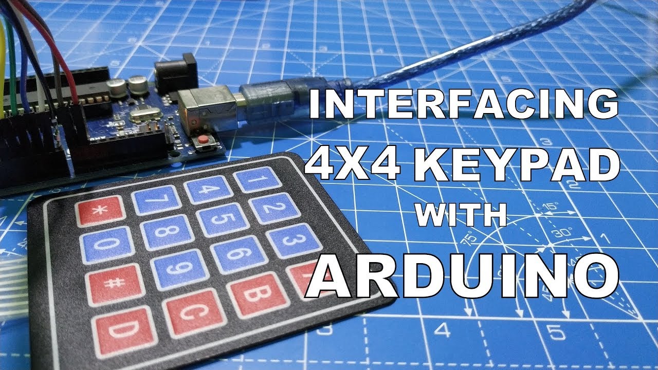Arduino 4x4 Matrix Keypad Tutorial | Keypad library for Arduino
