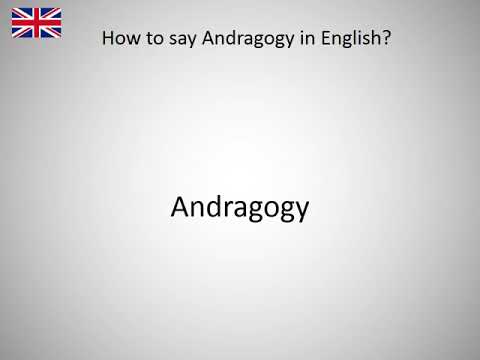 How to say Andragogy in English?