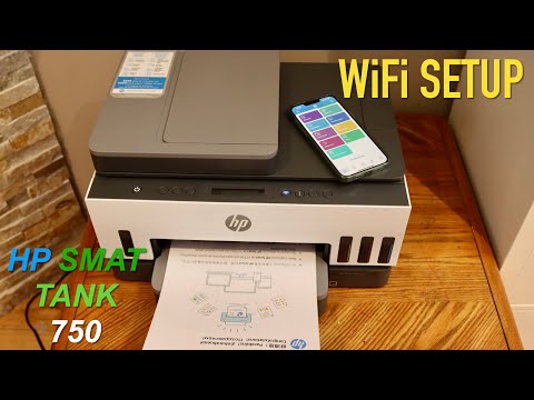 HP Smart Tank 750 WiFi Setup.