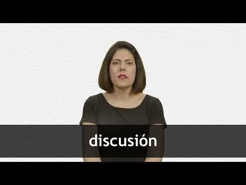 English Translation of “DISCUSIÓN” | Collins Spanish-English Dictionary