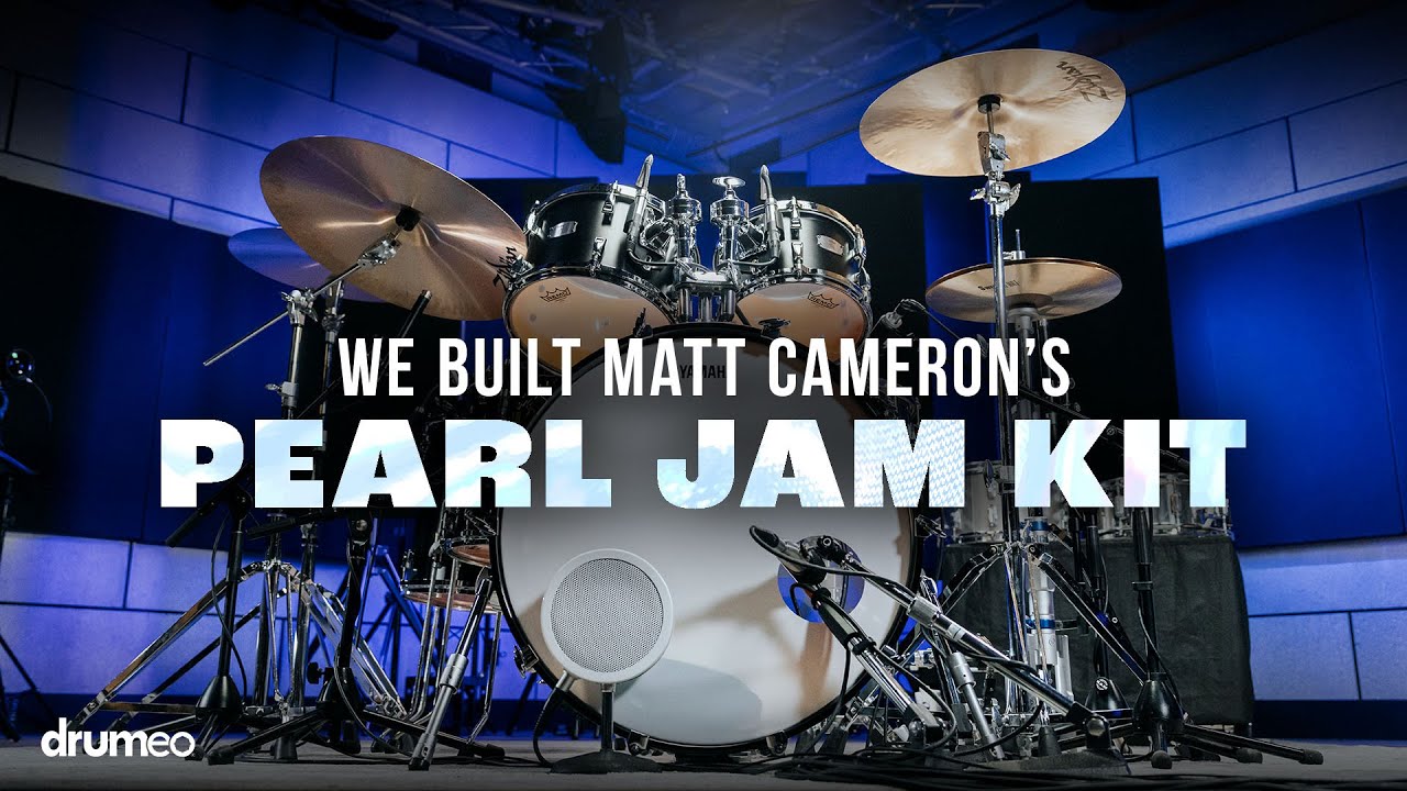 We Built Matt Cameron's Pearl Jam Drum Kit (w/ The “Black Hole Sun” Snare)