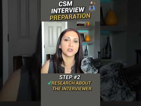 5 Steps to prepare for a CSM interview