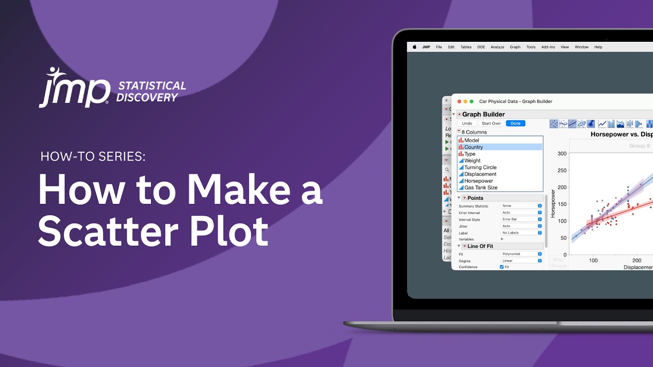 How to Make a Scatter Plot in JMP