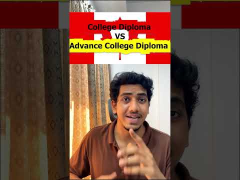 College diploma vs Advance college diploma in Canada #shorts #short