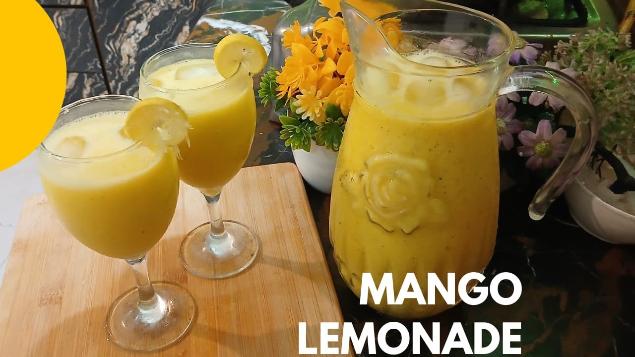 How to make lemonade at home | Mango lemonade recipe | Refreshing Summer drink |by food with shimmy