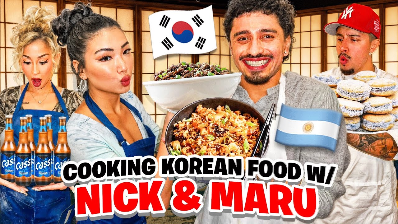 COOKING KOREAN FOOD WITH NICK & MARU !! *SUBURB TALKS* 